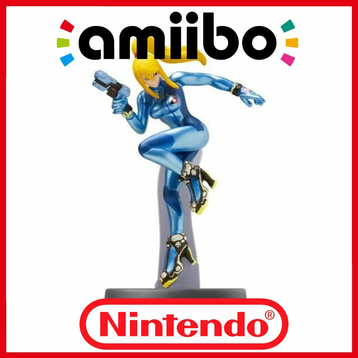 Amiibo: Интерактивная фигурка Самус в нуль-костюме (Zero Suit Samus) (Super Smash Bros. Collection)