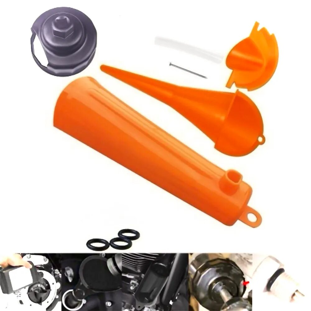 Комплект воронок для замены масла для Harley Davidson (двигатель, primary, трансмиссия)