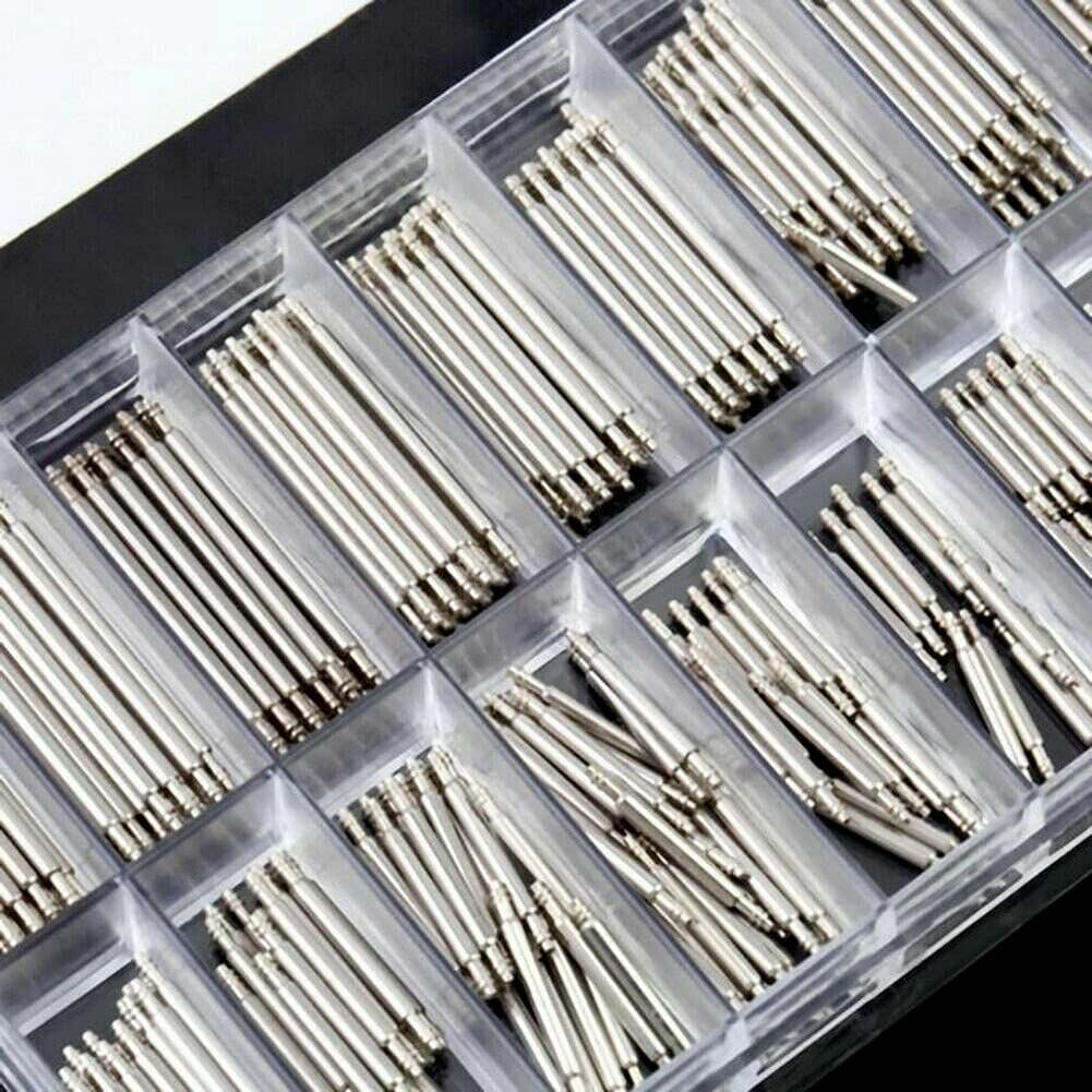 Набор штифтов-шпилек для ремонта часов Винт для часов，144 шт,1.5mm.