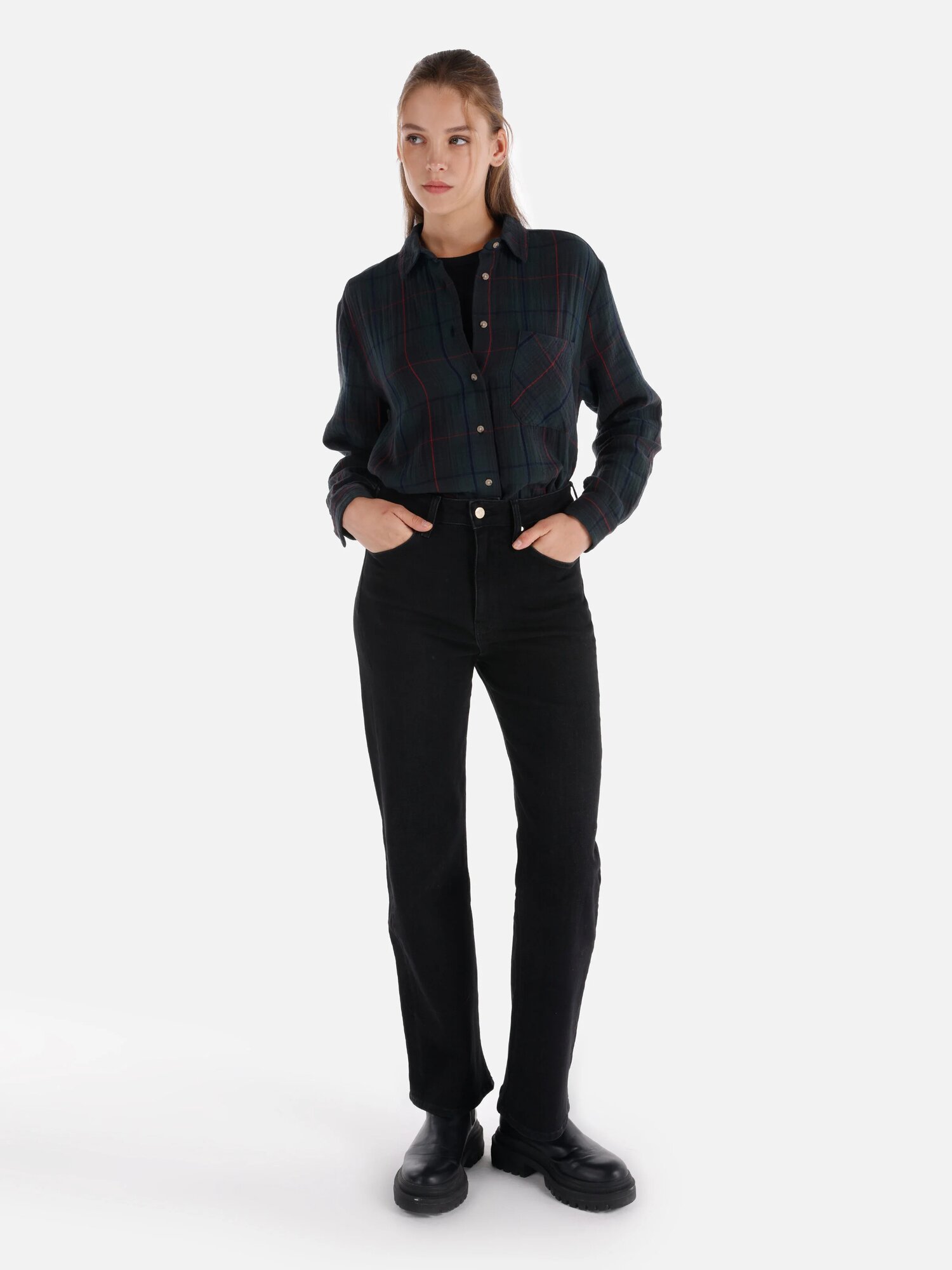 Джинсы COLIN'S 900 LARIS Regular Fit, размер 24/30, черный