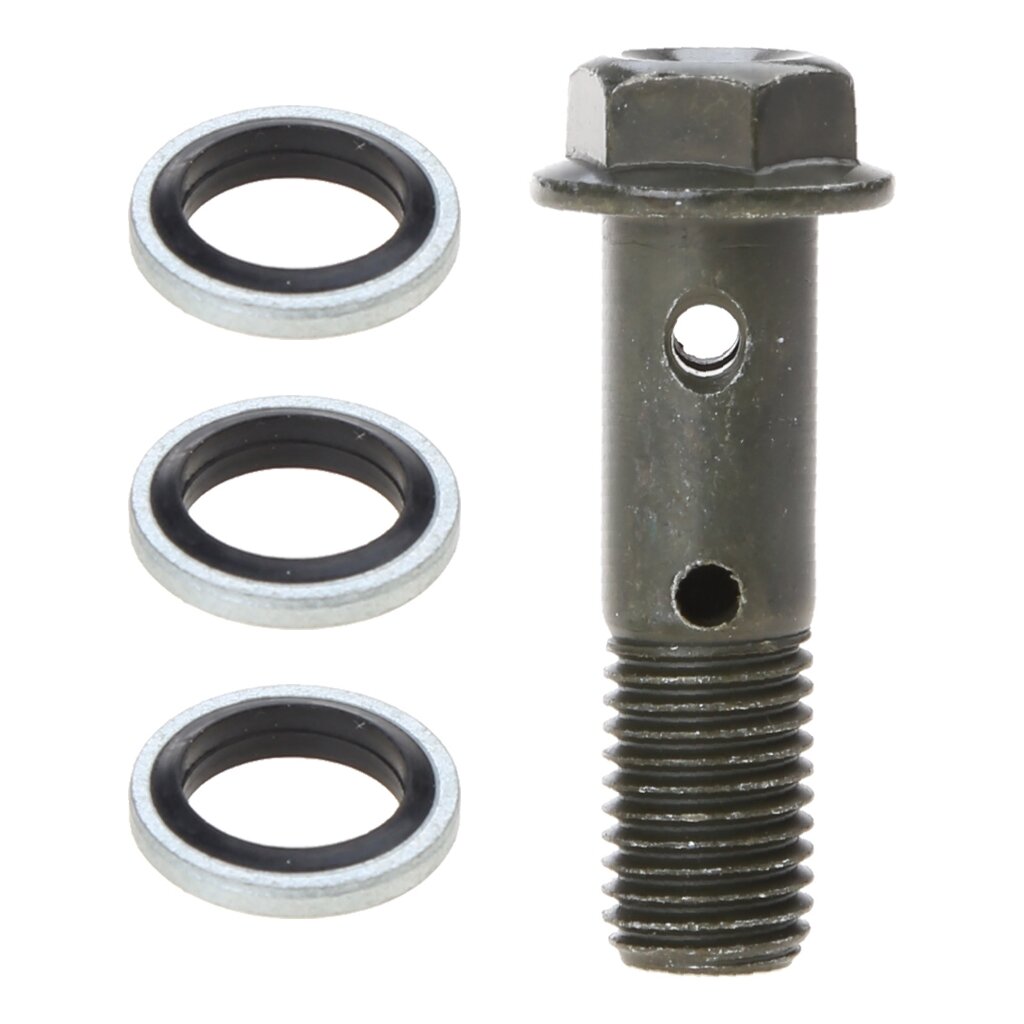Мотоциклетный Тормозной Полый винт M10 x 1.25 мм Двойной Банджо-болт для для для Болтов суппорта Выпускной Колпачок