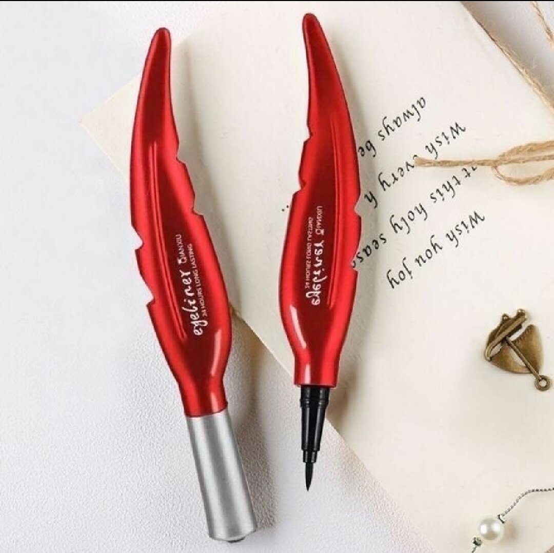 Подводка фломастер 2 штук Million Pauline перо liquid eyeliner waterproof цвет черный