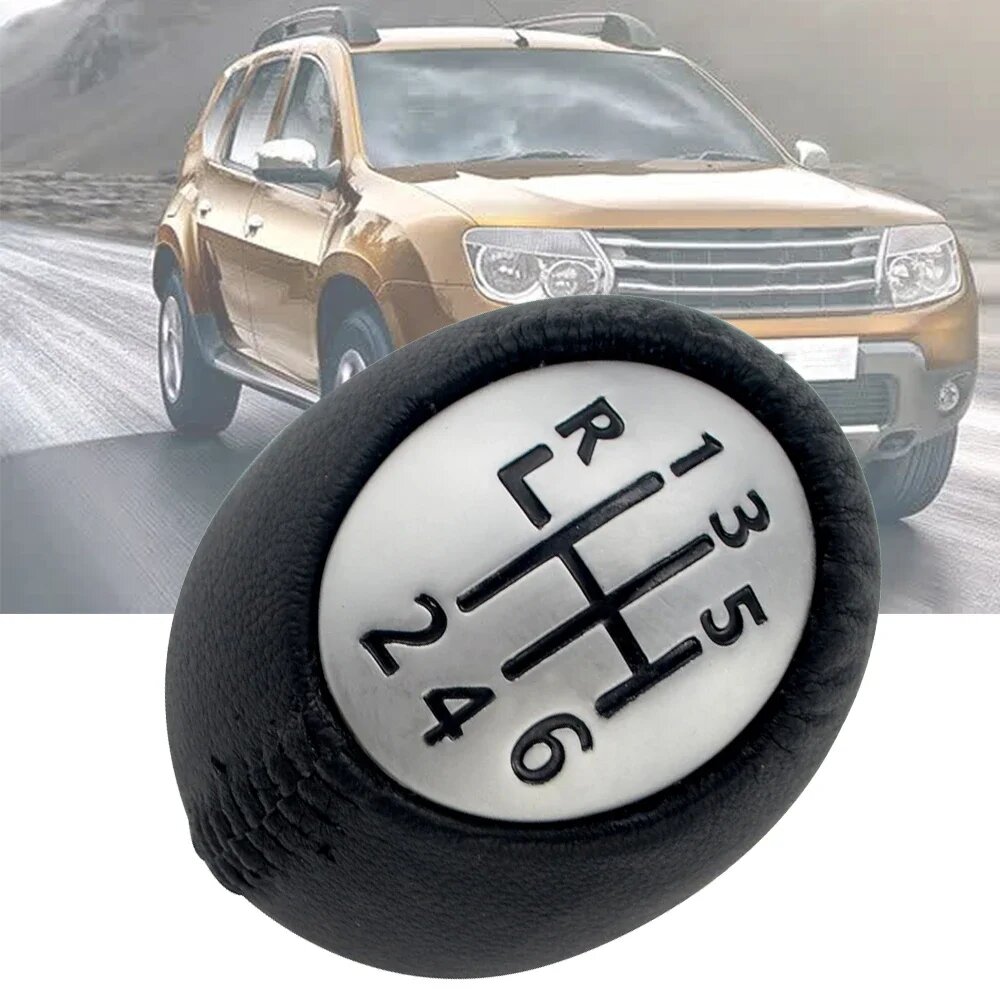 6-скоростная ручка переключения передач для Renault Duster Stick, ручка для гандбола, замена из искусственной кожи 2010 2011, 2012 2013, 2014 2015 2016