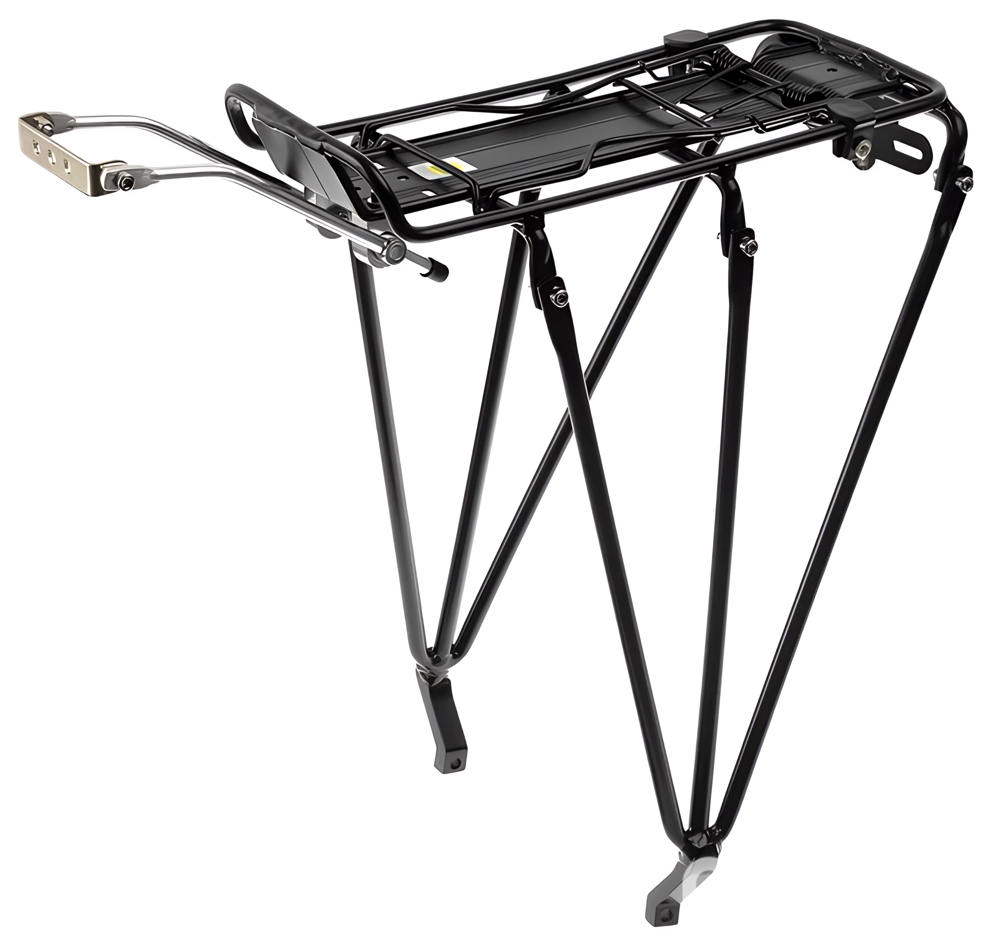 Багажник AL BLF-H14, алюминиевый, чёрный, для велосипедов, с дисковыми тормозами