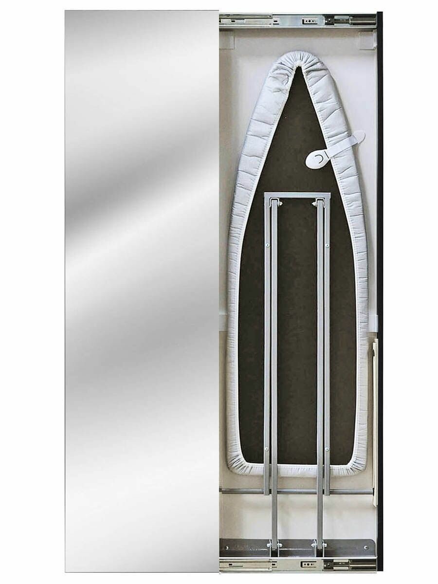 Встроенная гладильная доска Табула L (зеркало), Венге купе лево