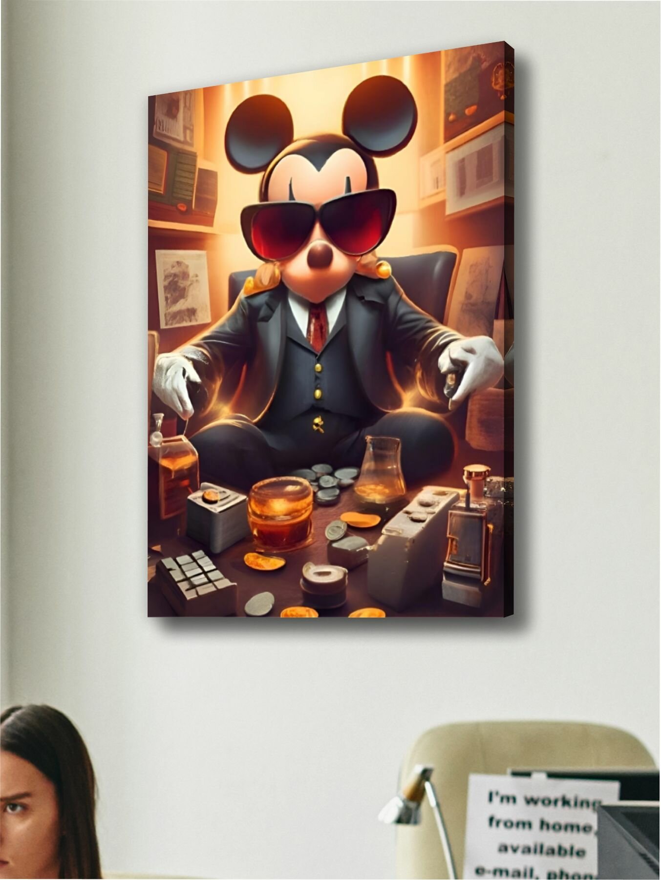 Картина Бизнес-класс 50x70см на стену 1шт.