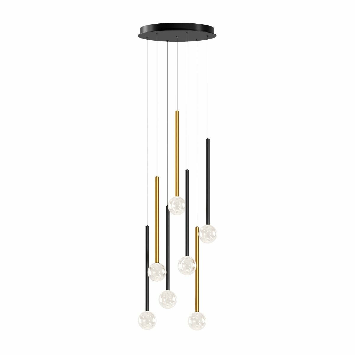 Каскадная люстра Maytoni Bubble dream MOD383PL-L20BBS3K, в современном стиле