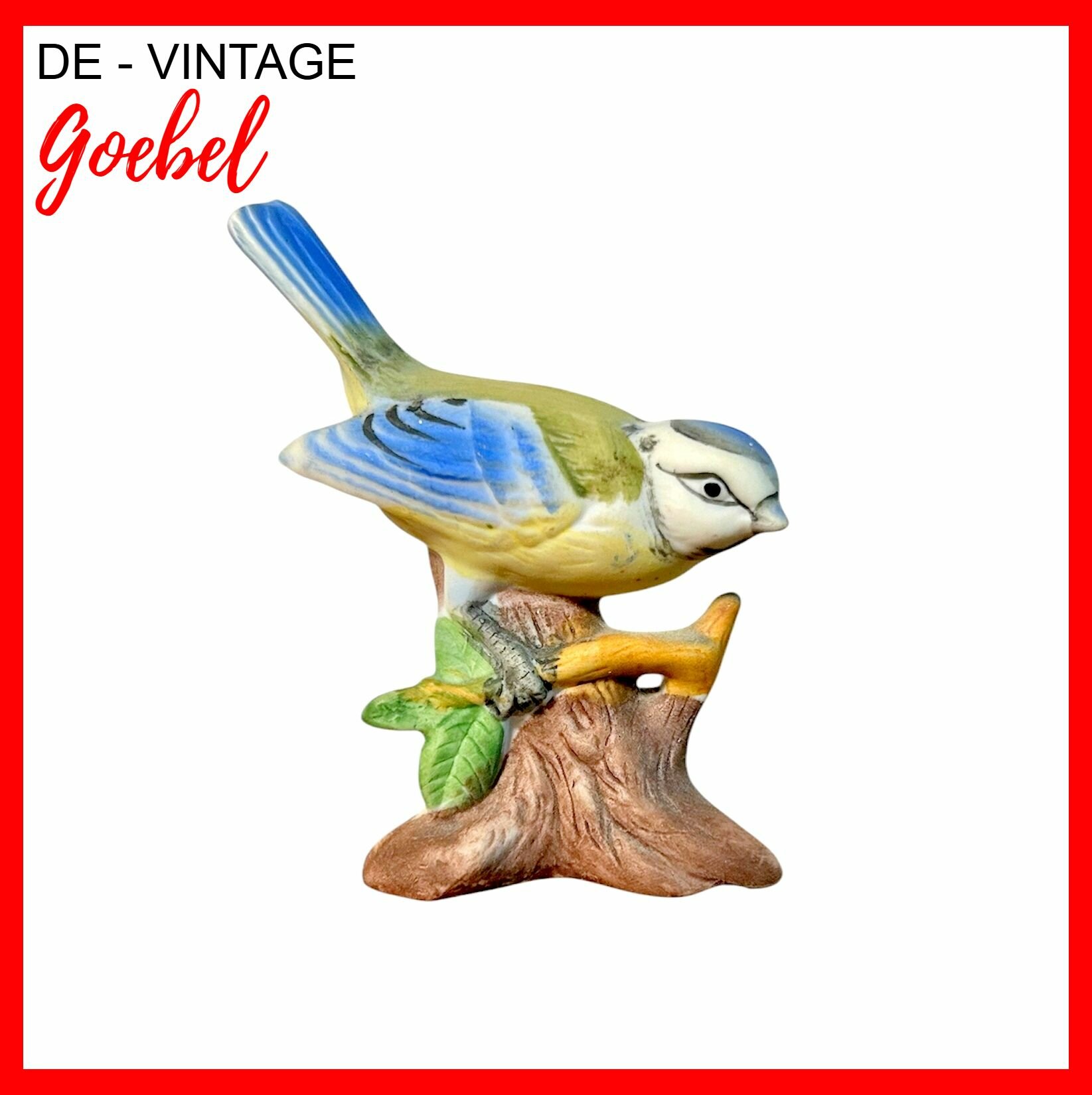 Cтатуэтка коллекционная винтажная Птичка, Goebel, Гобель. Германия
