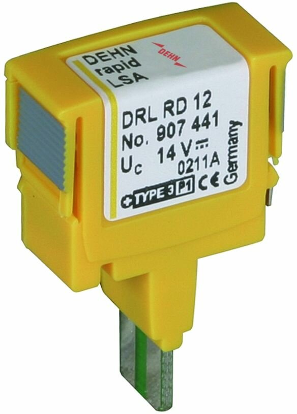 Молниезащита DEHN защитный штекер DEHNrapid LSA 12 В