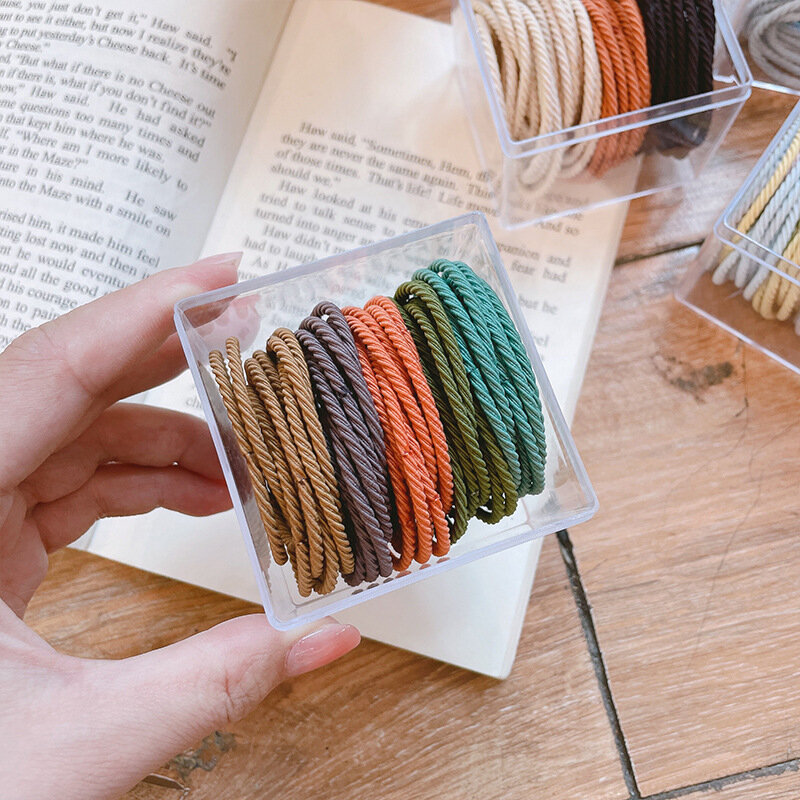 Резиновая лента Macaron, для волос, с высокой эластичностью