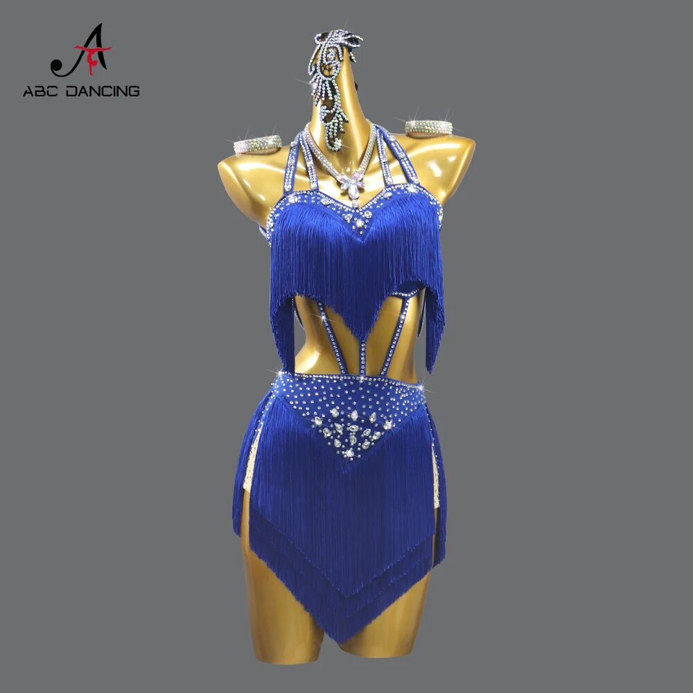 Танцевальный костюм ABC DANCING 2026 для девочки S, Blue (No Ornaments)