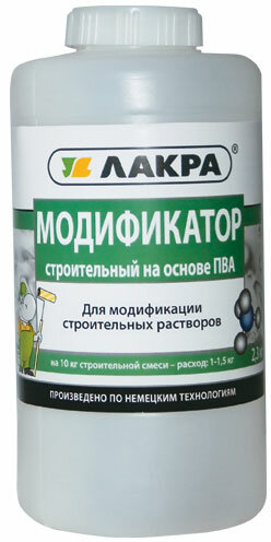 Состав Модификатор Строительный на Основе ПВА 2.3кг Белый Лакра.