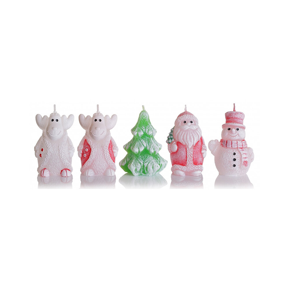 BARTEK Свеча фигурка 08, размер 4×3×7.5 см, вес 55 г, 1 шт, изделие для украшения