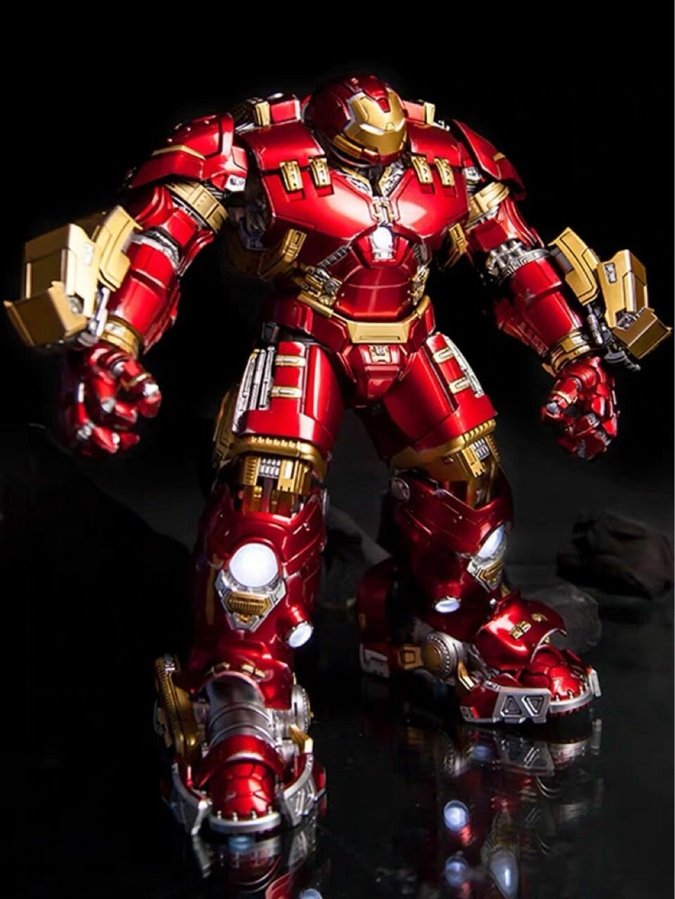 1/12MK44 Броня против Халка из суперсплава CS Iron Man Подвижная светящаяся