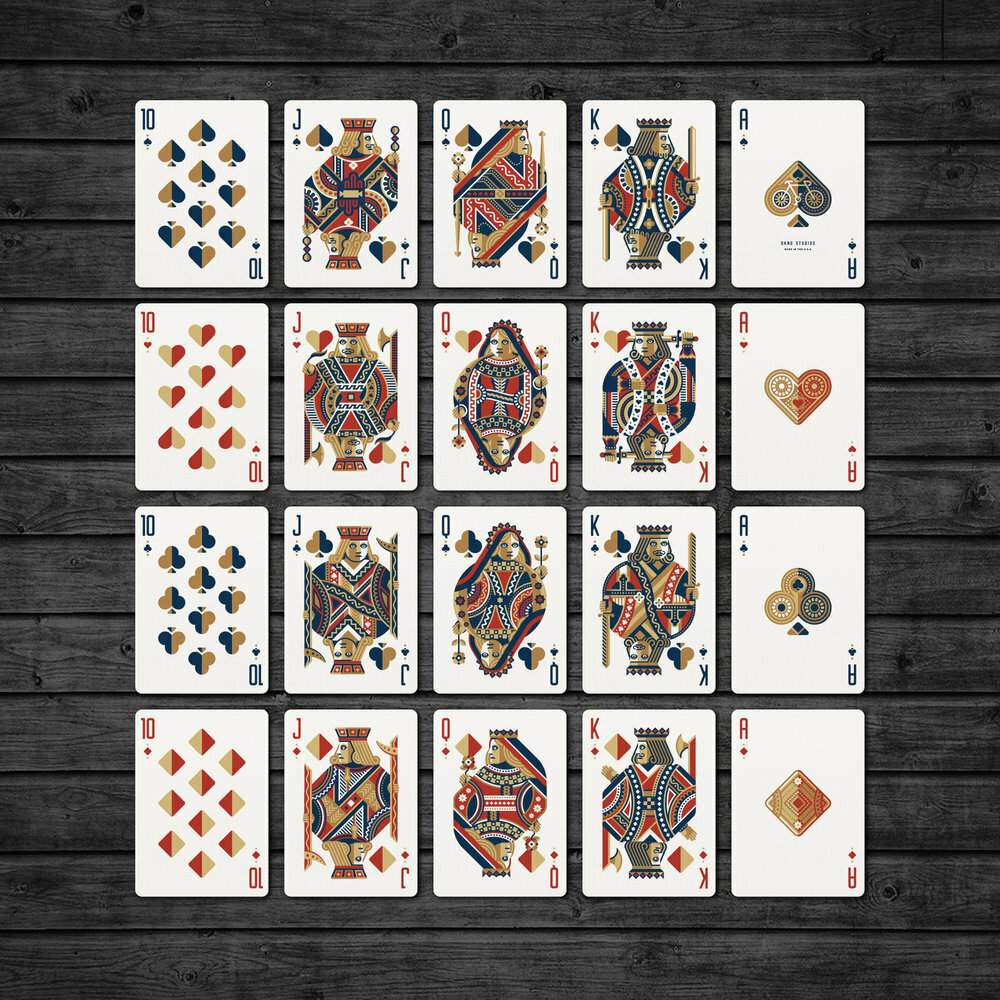 DKNG Red Wheel, коллекционные игральные карты Art Of Play