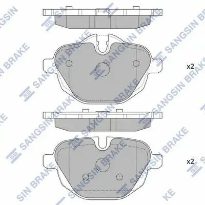Колодки задние BMW E60 E61 2005>