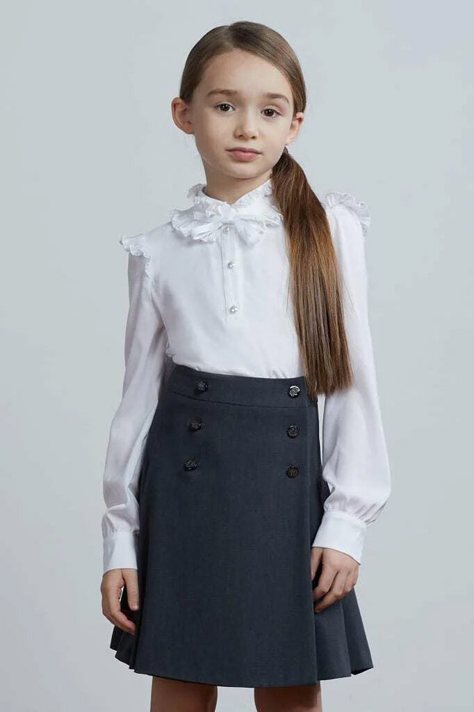 Школьная блуза трикотажная