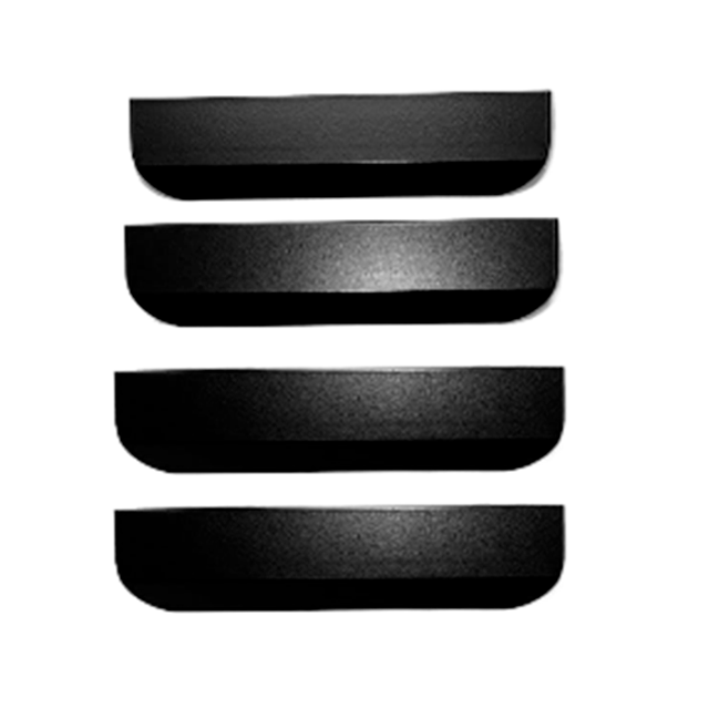 Ручка мебельная торцевая EVA BALANCE 128/147мм. чёрный матовый, 4 шт.