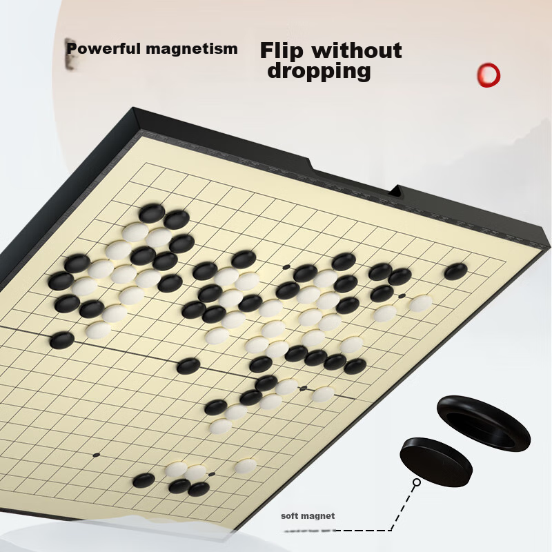 JD Jingzao Go And Gomoku Set, Large Magnetic Foldable 19x19 Go Board, Children's Magnetic Chess Set