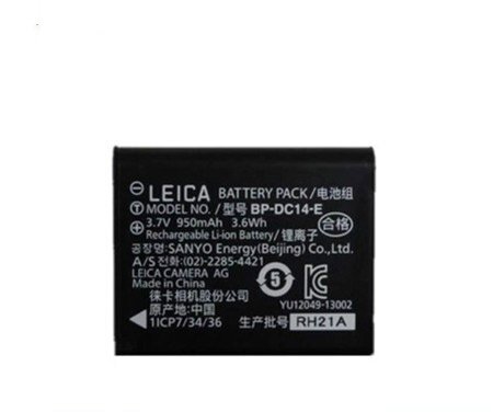 Фирменная оригинальная аккумуляторная батарея 950mAh BP-DC14E/ BP-DC14-E для фотоаппарата Leica C + гарантия