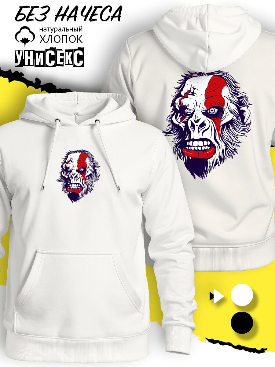 Худи Толстовка свитшот с обезьяной