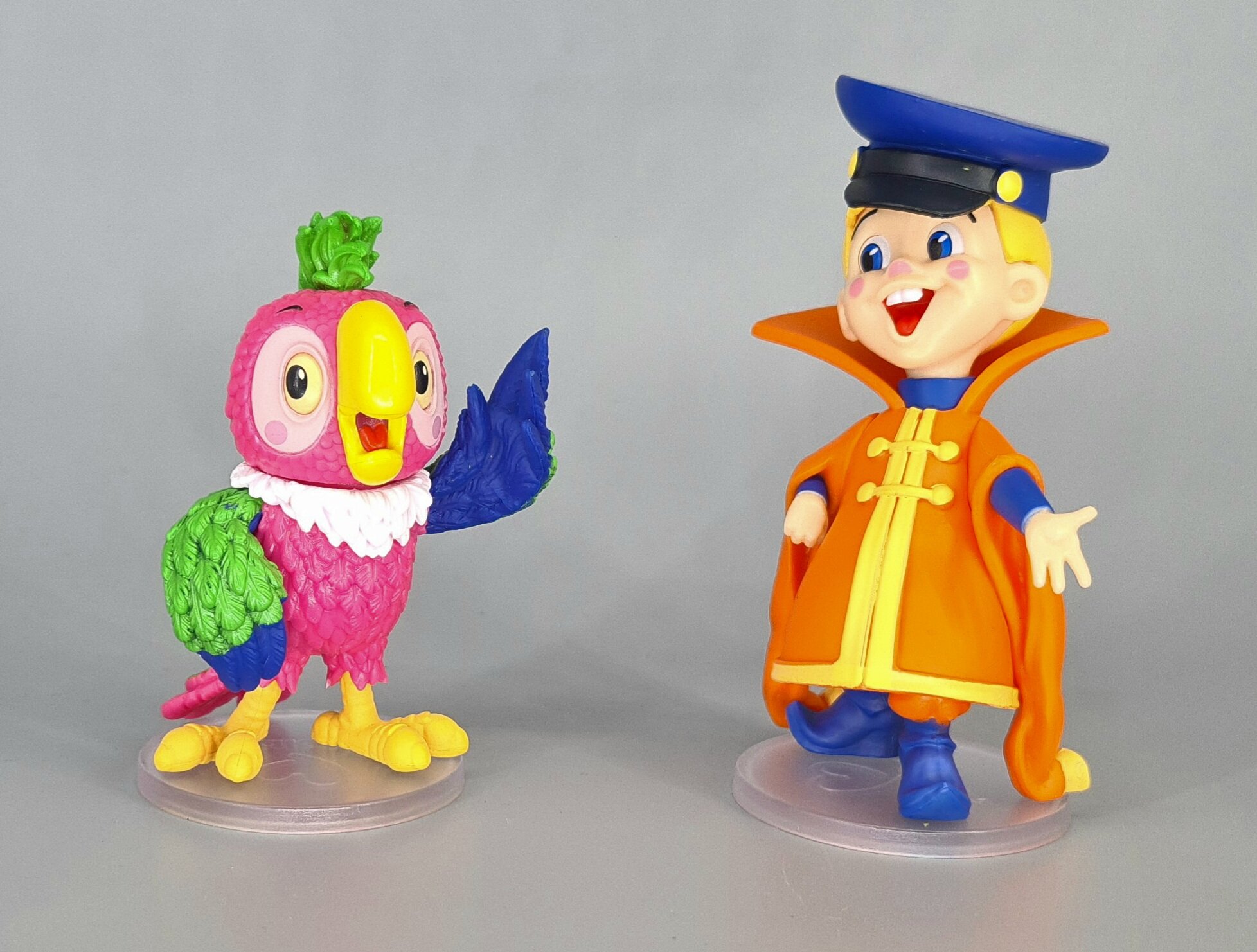 Фигурки Вовка и попугай Кеша коллекционная серия союзмультфильм, 2025 г