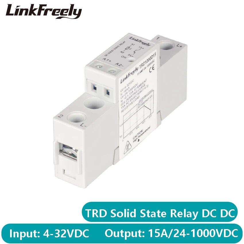 Реле LinkFreely TRD1000D15 15A 1000VDC