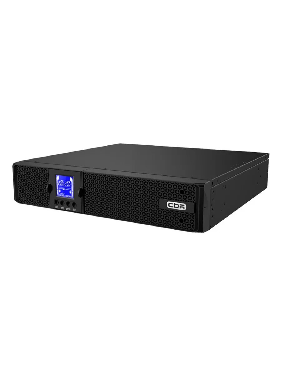 ИБП CBR ESN-2KRT-8I-LCHERSC (Online 2000VA/2000W RT 8xC13, LCD, HID-USB, RS232) черный