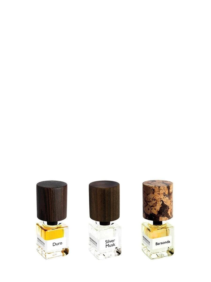 Nasomatto set TTO(Duro, Silver Musk, Baraonda) Масло парфюмерное 3*4ml