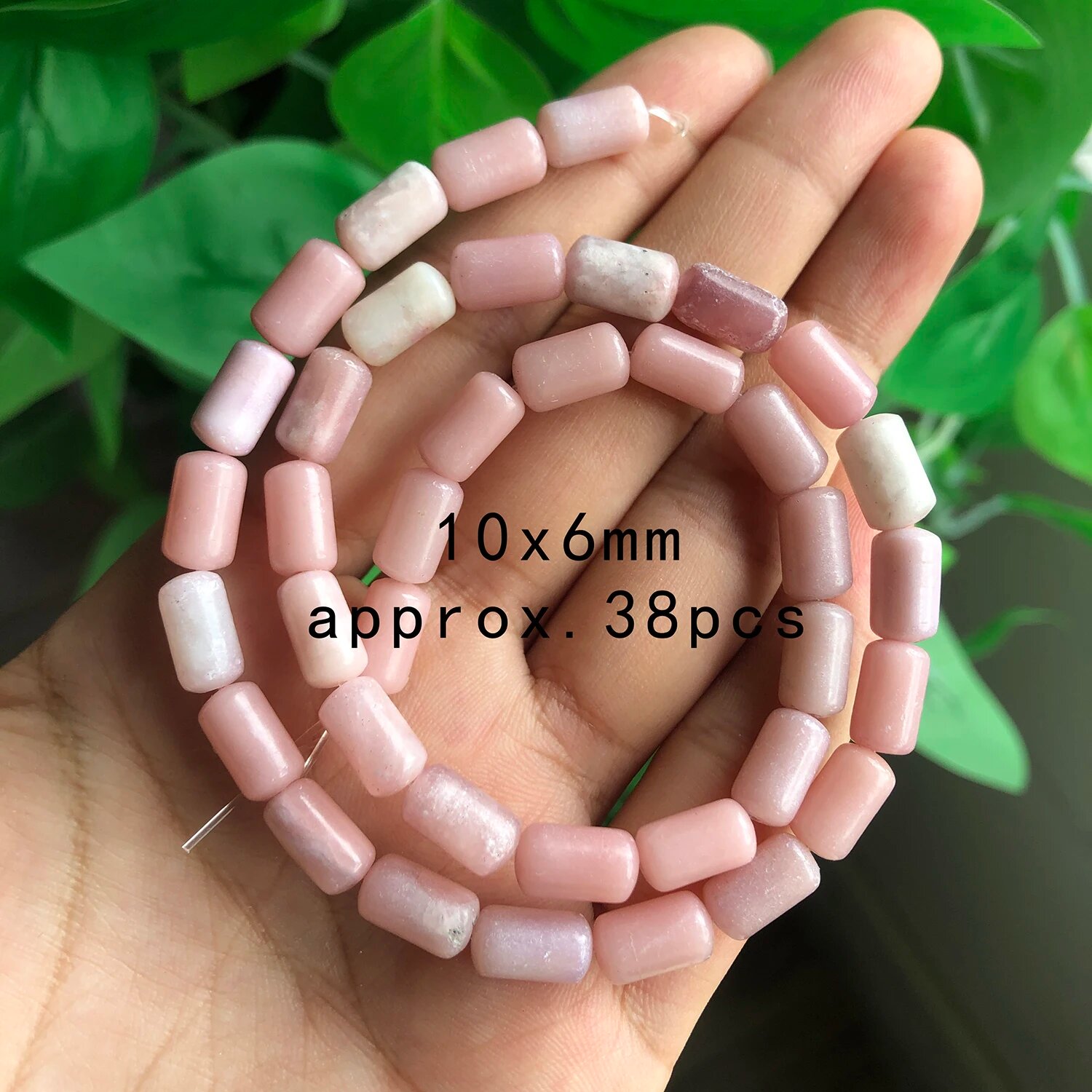 Бусины из розового опала NPCXSZ 6-12 мм Розовый, Style-31