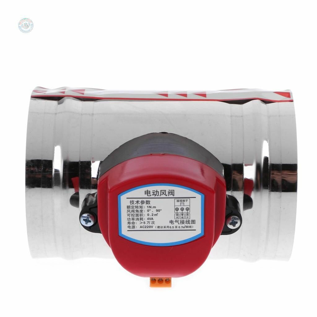 Вентильный блок для систем вентиляции, автоматическая заслонка с приводом, компактный клапан из пластика и металла, подходит для офиса, торгового центра и дома