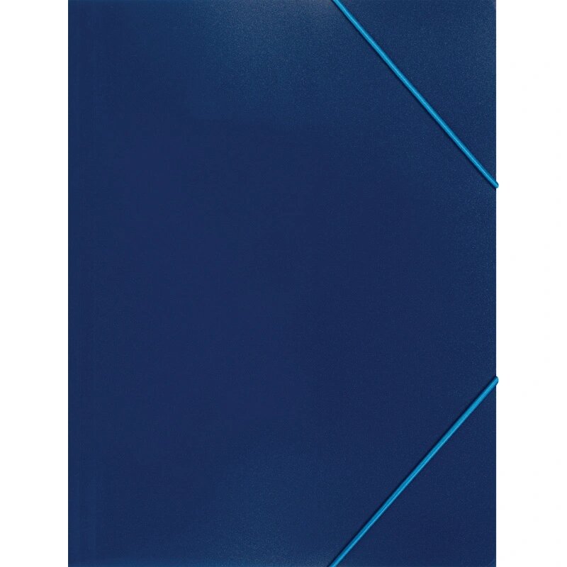 Папка на резинках 045-PR-E синий