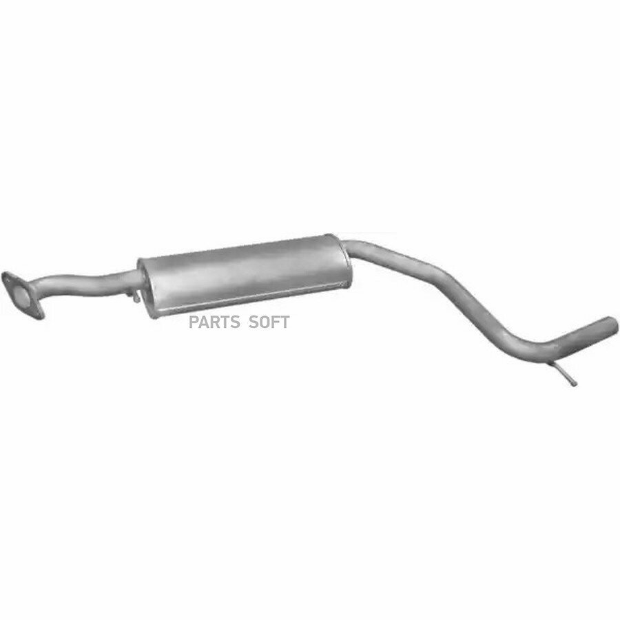 Глушитель средн часть FORD: MONDEO 2.0 16V 98-00 от официального дистрибьютора, POLMOSTROW, артикул 08554