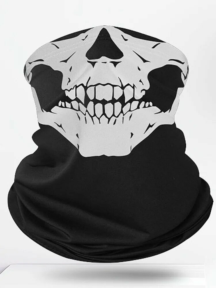 Бафф с черепом осенний прошитый