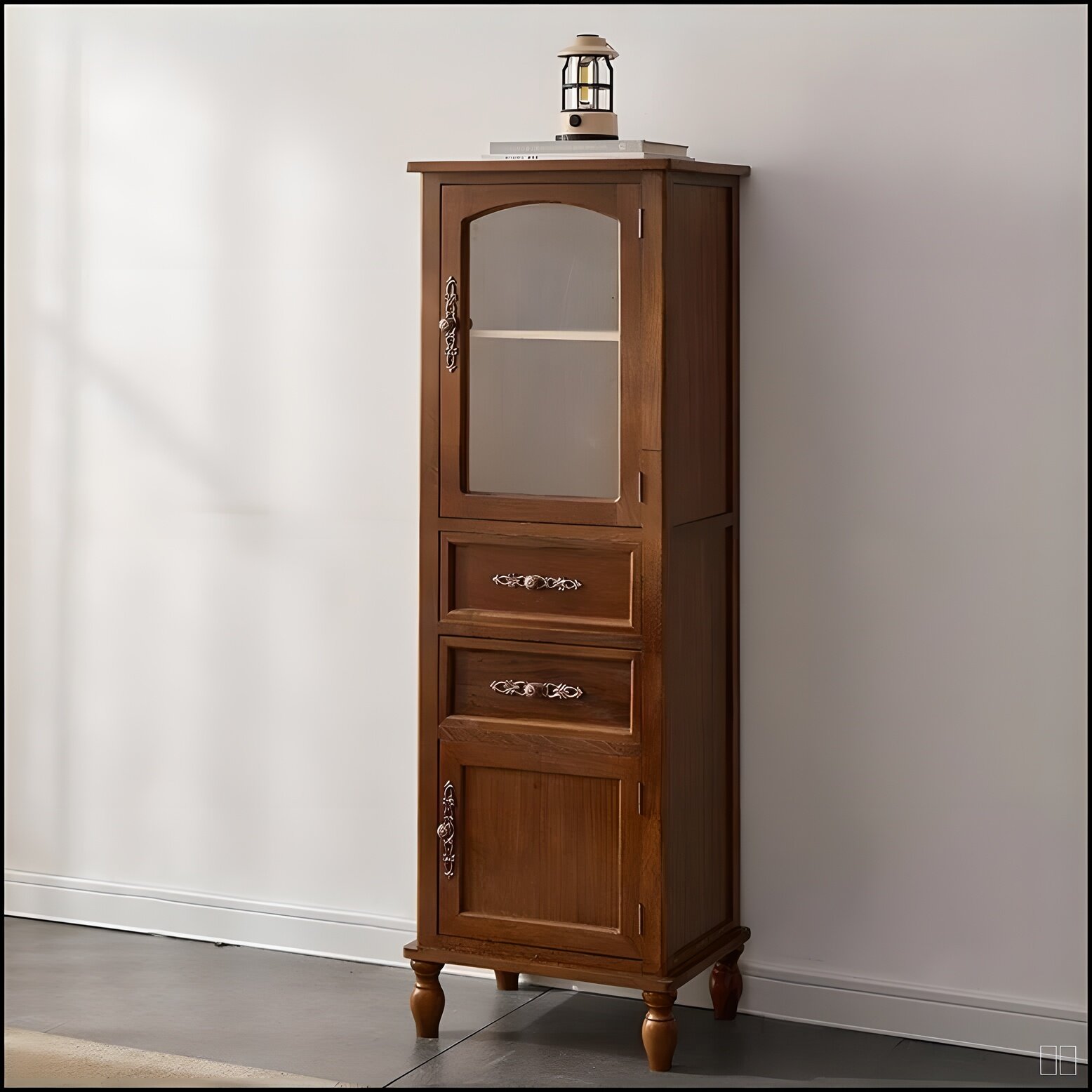 Шкаф YAO YAO "Ретро", деревянный, стиль ретро, 1 полка, 35x35x136 см