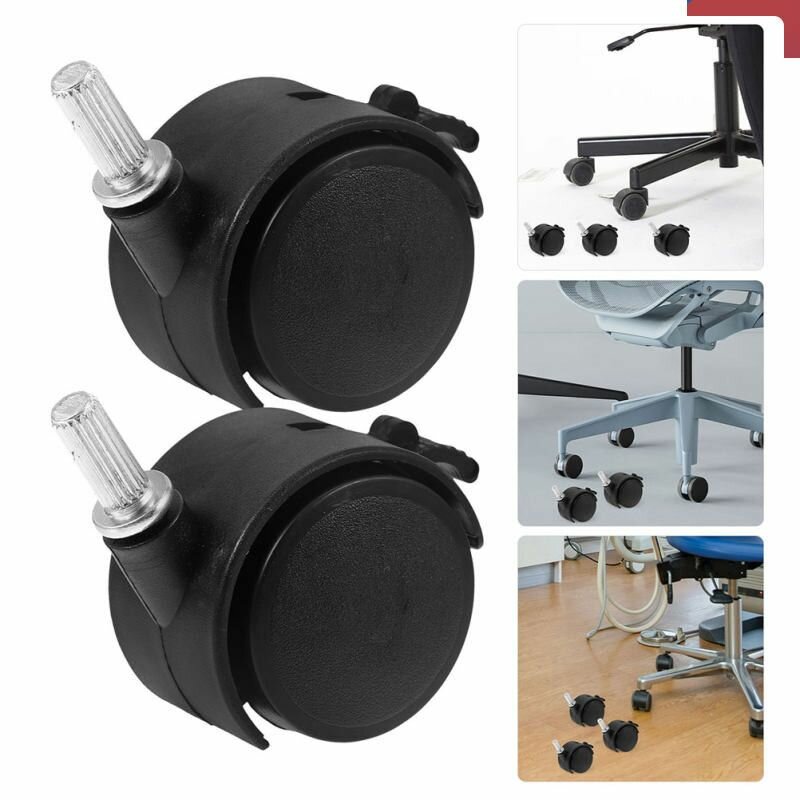 4 шт. черные ролики для стойки для белья, колеса, аксессуары для тележки, сушка 7.00X5.30X3.50CM