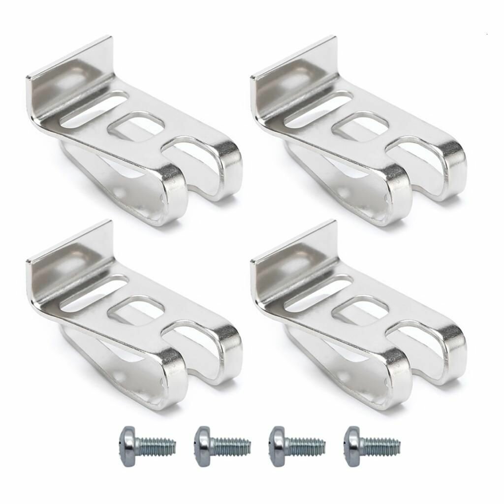 Прочный поясной зажим, подходит для строительных электроинструментов, простая установка с винтами, для энтузиастов DIY, ищущих эффективность, 4 упаковки