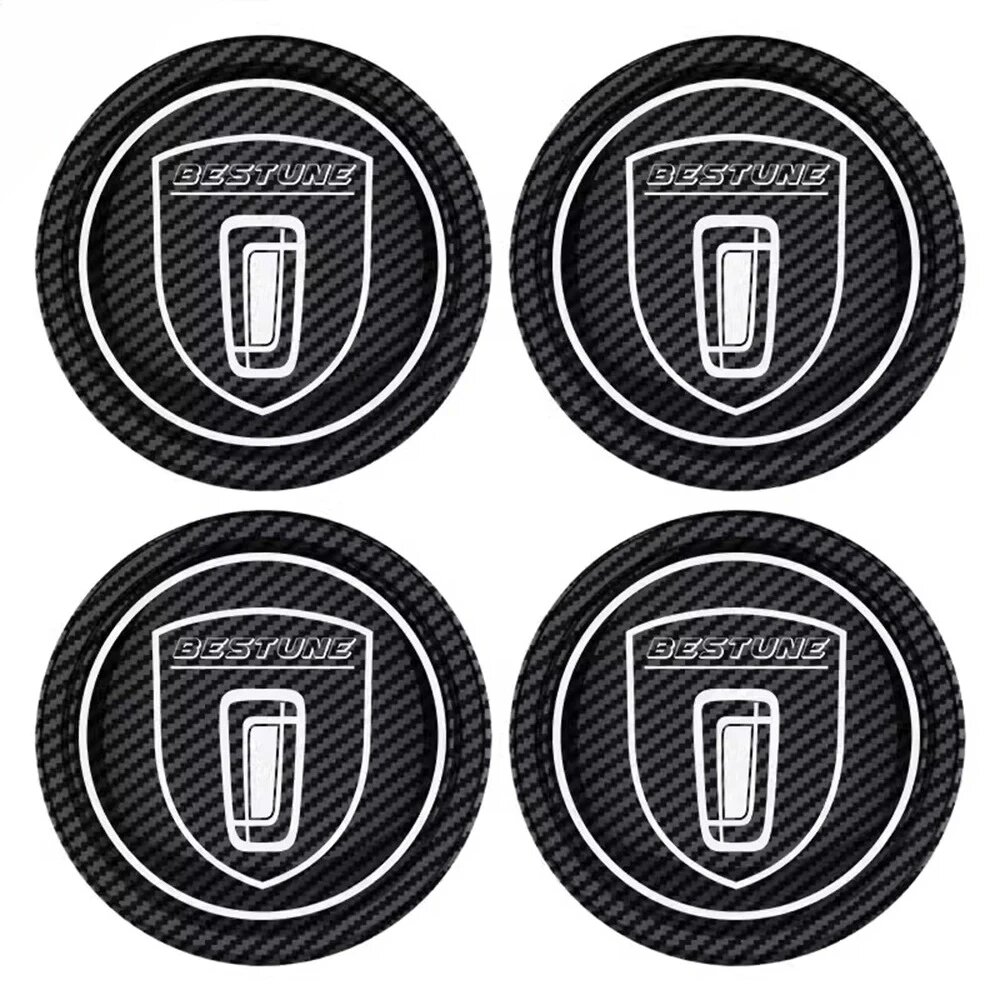 Для Faw Bestune T77/T99/T55/T33/B70/B30 аксессуары из нержавеющей стали, логотип автомобиля, украшение, крышка ступицы колеса, креативный логотип, 4 шт. A 2