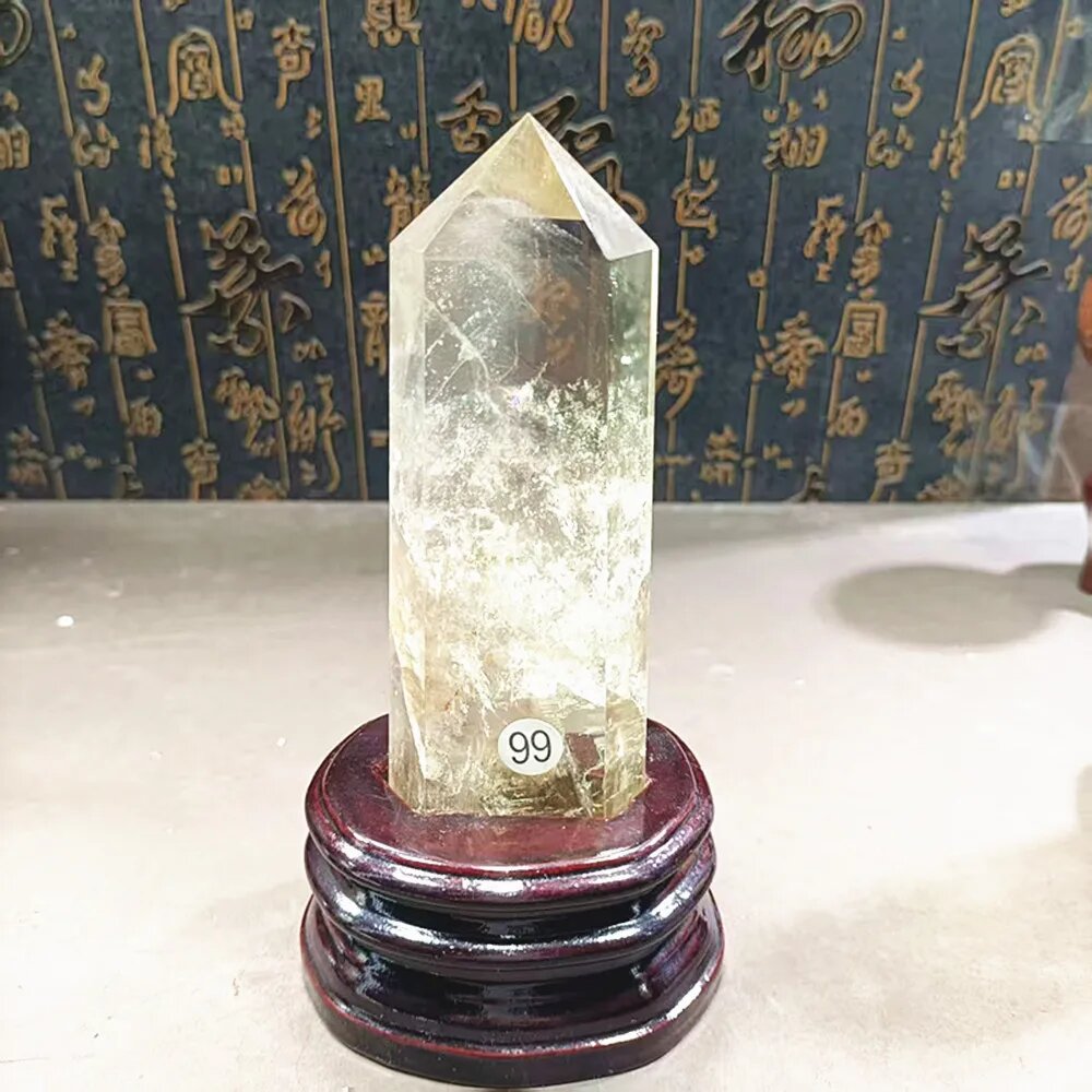 Желтый кристалл кварца гanyi 272g 140mm