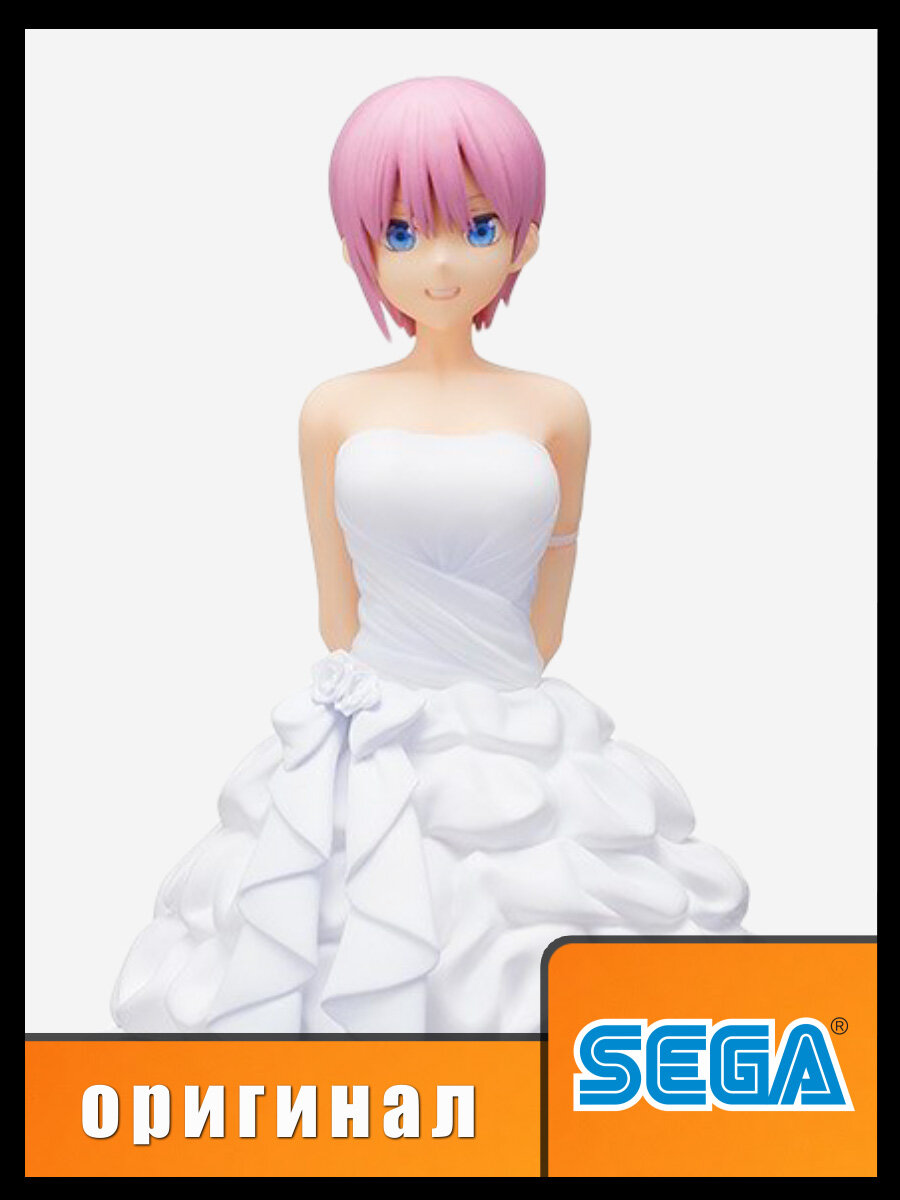 Оригинальная фигурка Ichika Nakano от Sega из аниме Gotoubun no Hanayome / Ичика Накано «Пять невест» 21 см