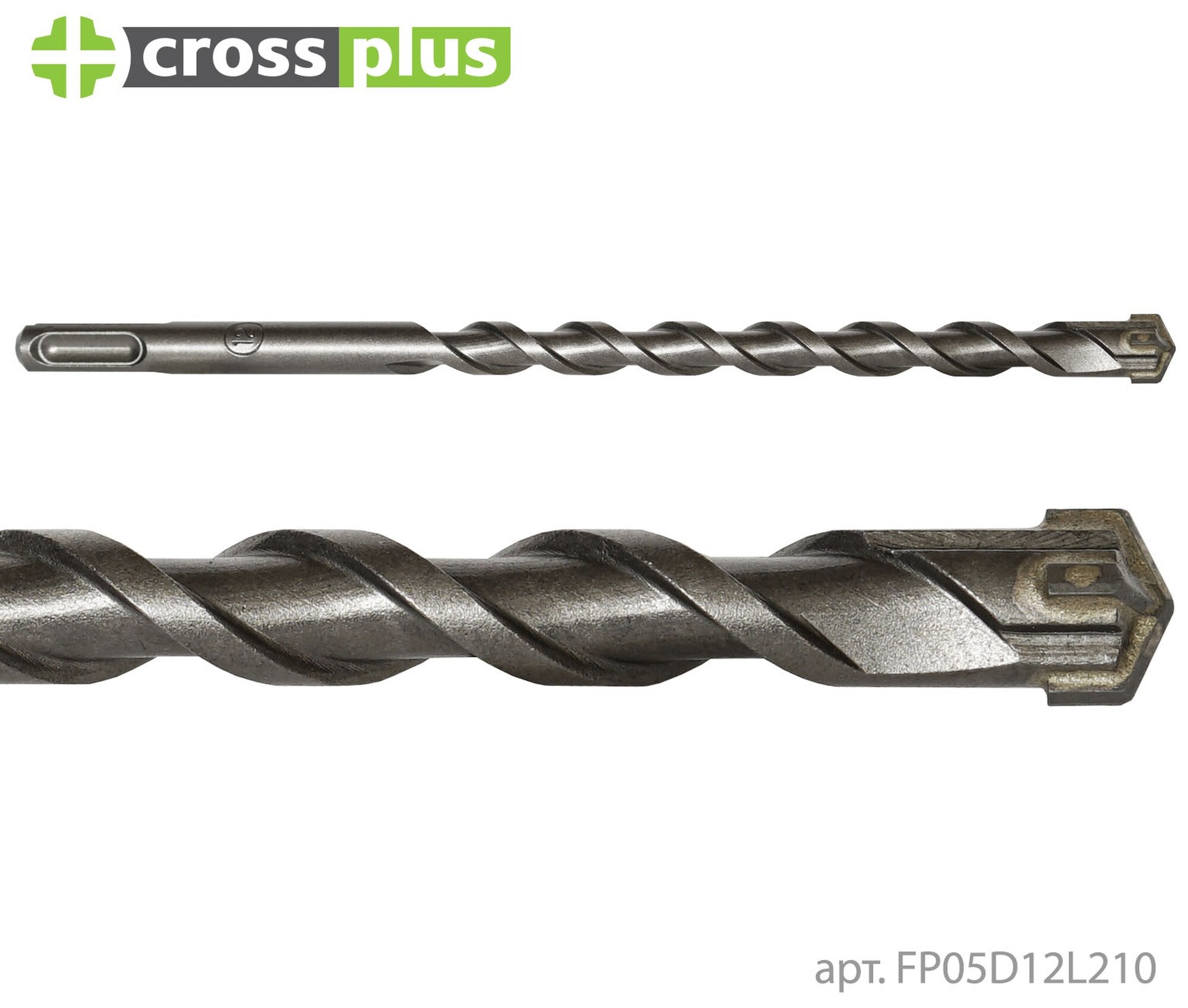 Бур Espira Cross Plus, по бетону, 18 х 255 х 350 мм, SDS-plus, 1 штука