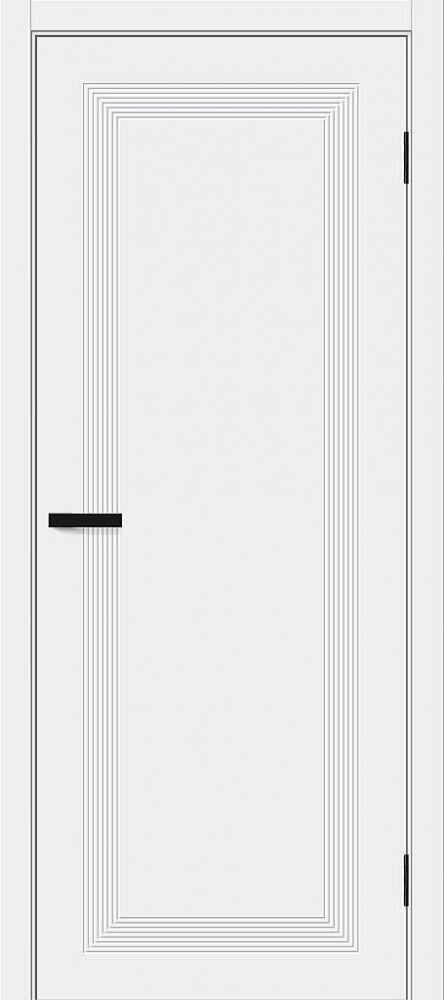 Межкомнатная Дверь Винил Bravo Граффити-20 White Pro 600х2000мм (Полотно 1шт) / Браво