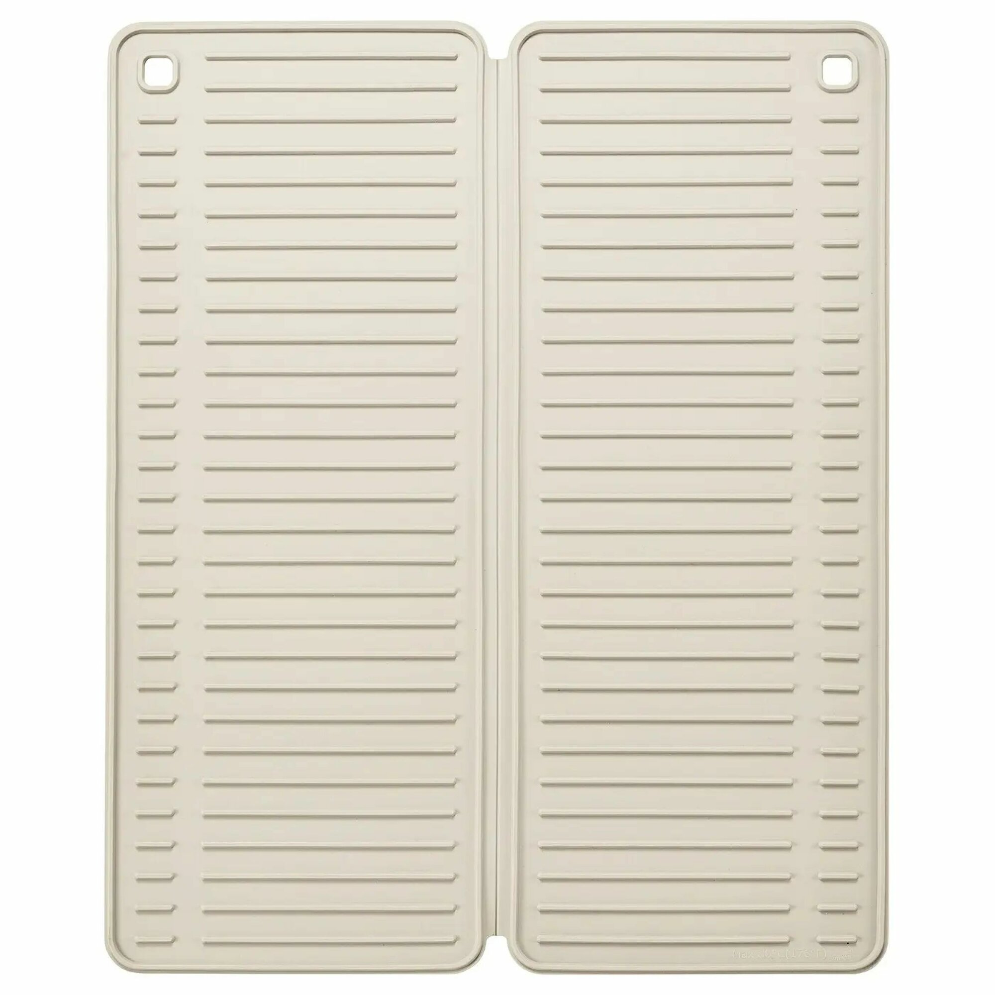 Коврик для сушки посуды IKEA RINNIG, 51x42 см, бежевый, эластомер, 1шт