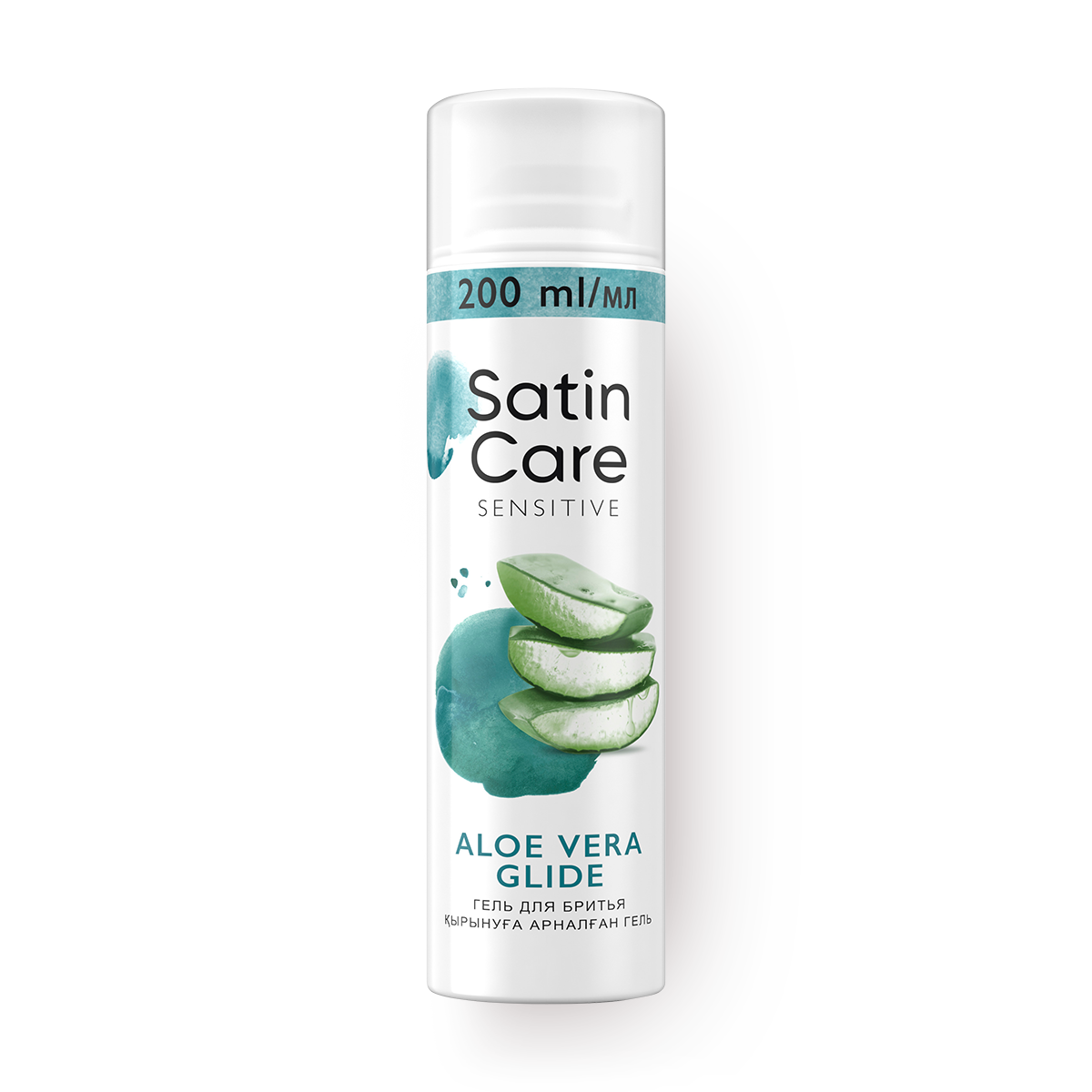 Гель для бритья Satin Care Aloe Vera Glide для чувствительной кожи