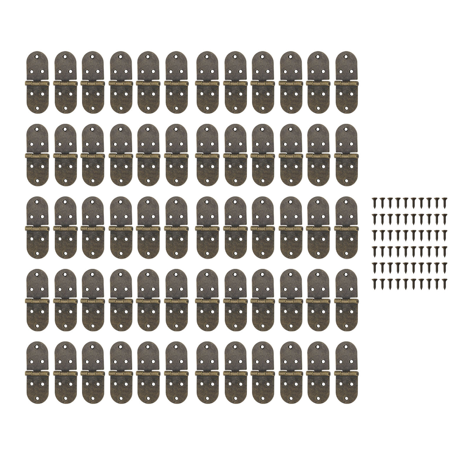 10 комплектов складных петель на 180 градусов с круглыми краями, сверхмощная ретро петля с откидной крышкой для швейной машины, стол, мебельная дверь