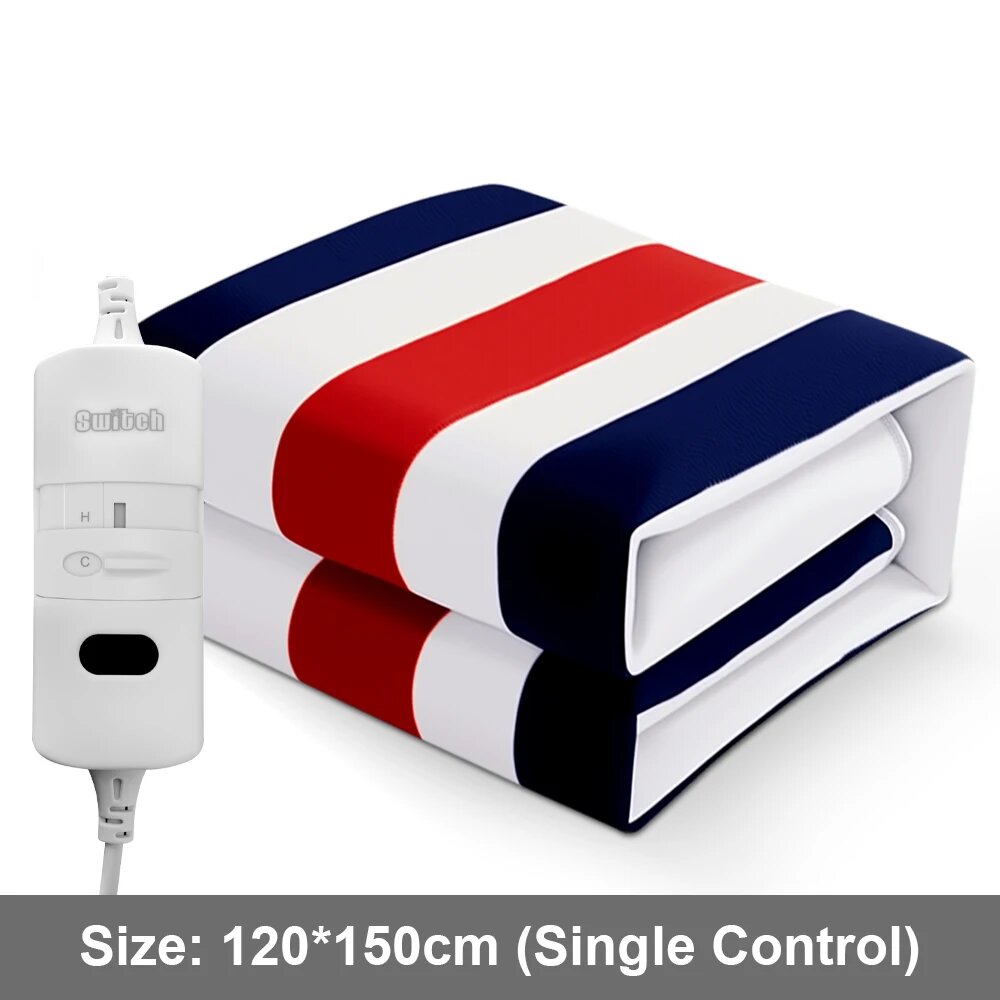 Электрическое одеяло Stripe 120x150 см, 220V EU Plug