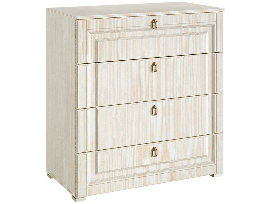 Комод в стиле неоклассика, четырехъящечный - Сандал светлый