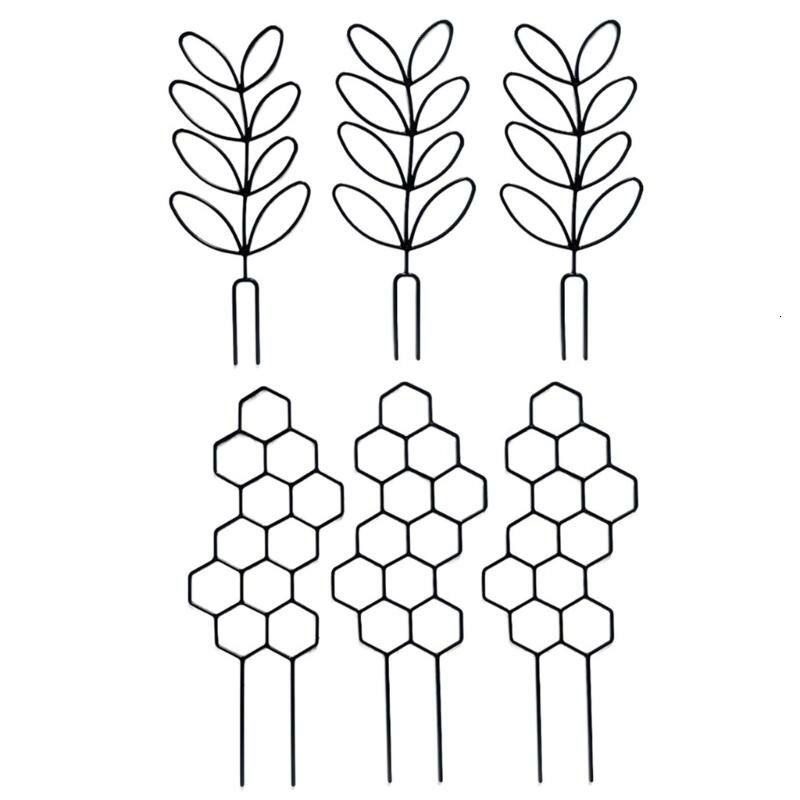 Решетка для растений, 6 шт, черный 1