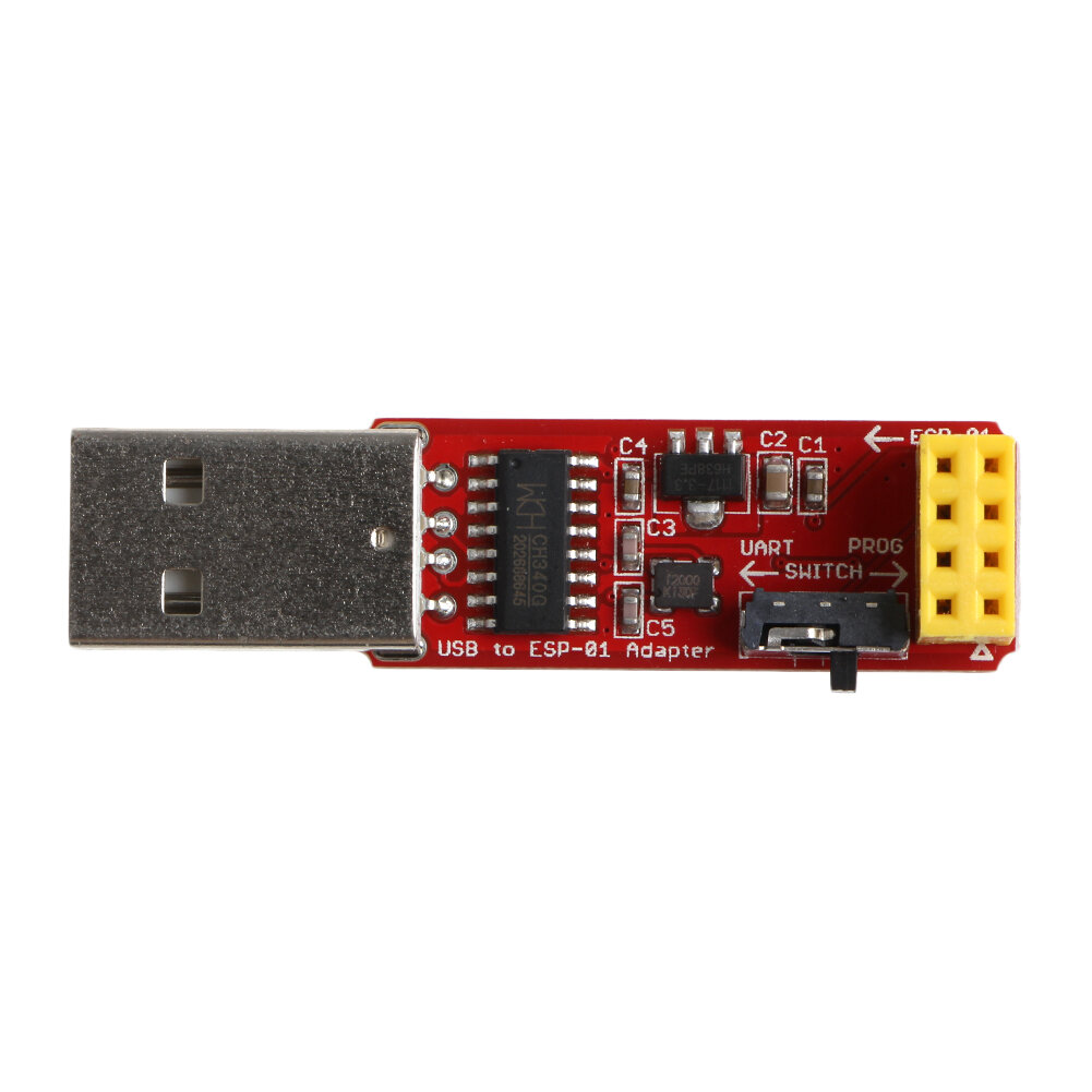 Модуль Wi-Fi-адаптера OPEN-SMART USB к ESP8266 ESP-01 с приводом CH340G-красный
