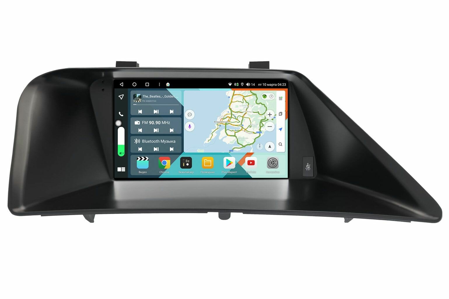 Магнитола Lexus RX270, RX350 2012 - 2015 левый руль Тип А RZC 9 дюймов, 4/64GB, 8 ядер, DSP, 4G, Android 10 / Wide Media